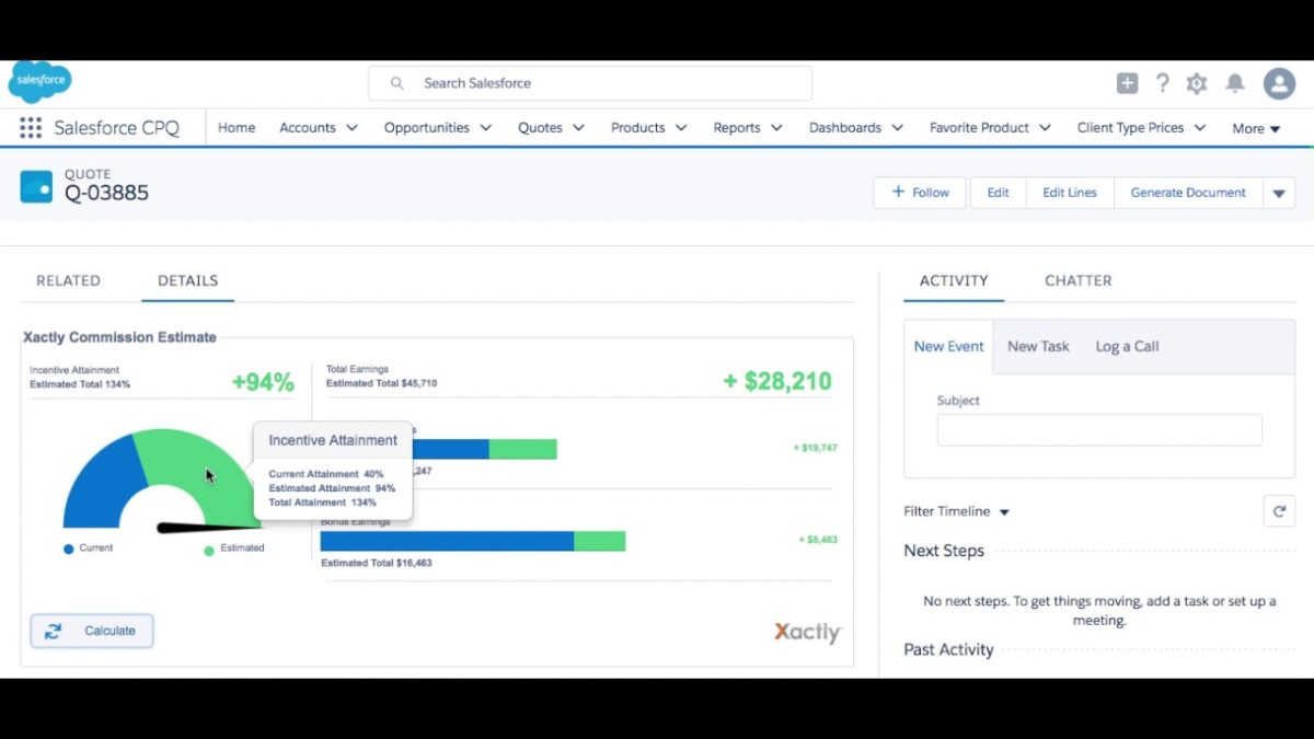 Salesforce Cpq Build Estimates And Orders Quickly
